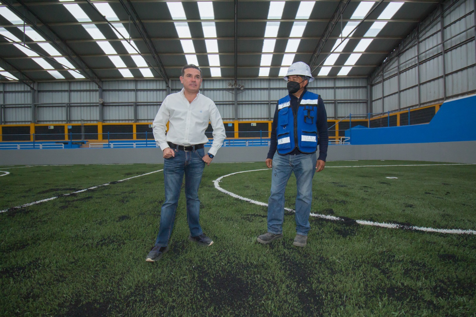 Supervisa Navarro rehabilitación del centro deportivo de la Ex Estación ...